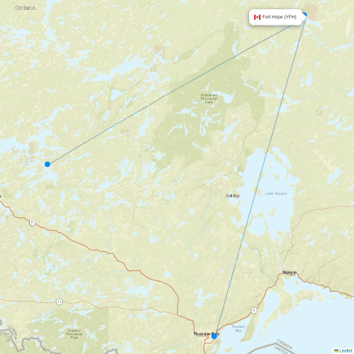 Fort Hope (YFH) flight routes & destinations - Flight Routes