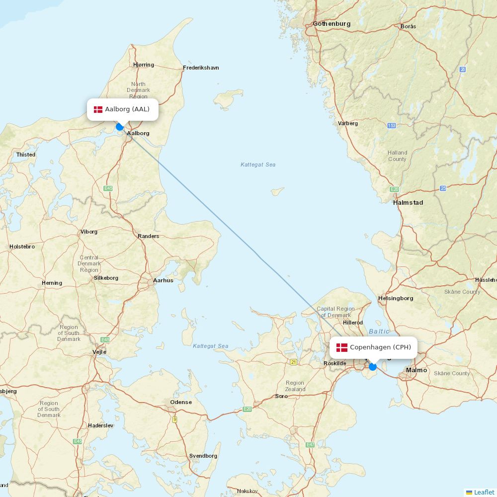 SAS routes 2026 – interactive map with all flights - Flight Routes
