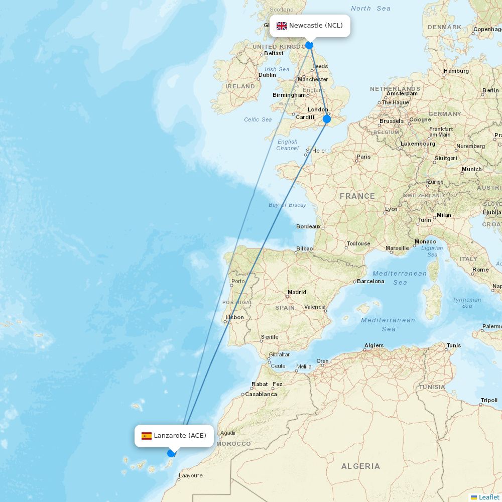 Jet2 routes 2025 – interactive map with all flights - Flight Routes