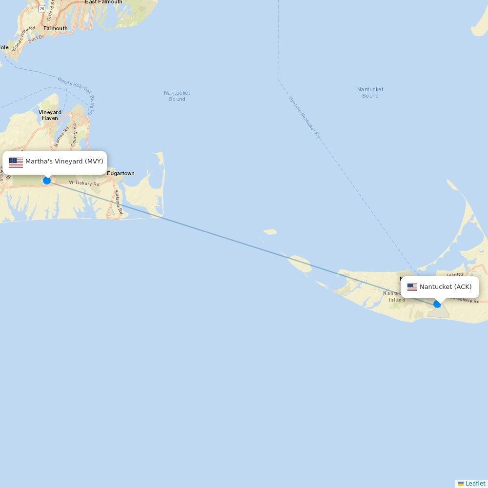 Cape Air routes 2025 – interactive map with all flights - Flight Routes