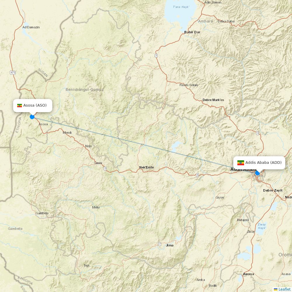Ethiopian Airlines routes 2025 – map with all flights - Flight Routes