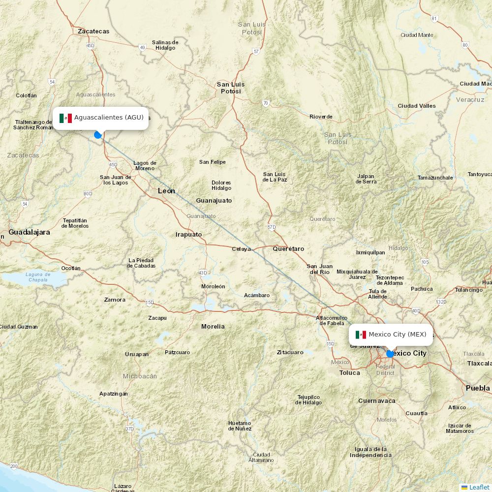 Aeromexico routes 2025 – interactive map with all flights - Flight Routes