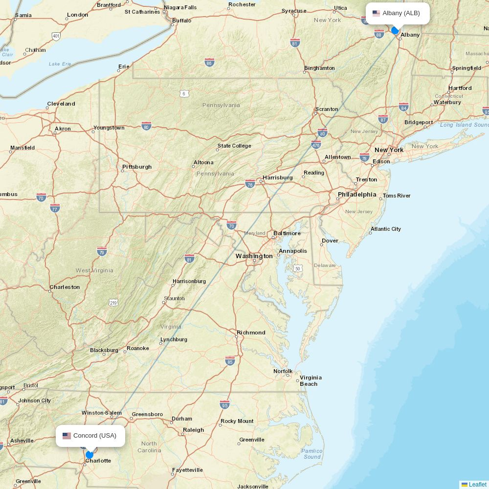 Avelo Airlines routes (XP) 2025, map - Flight Routes