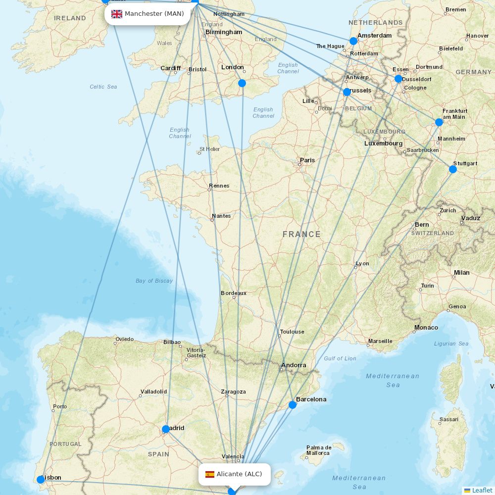 Jet2 routes 2025 – interactive map with all flights - Flight Routes