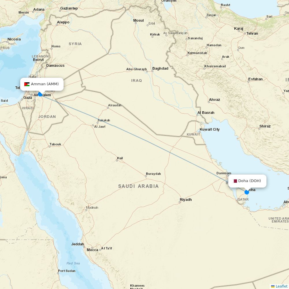 Qatar Airways routes 2025 – map with all flights - Flight Routes