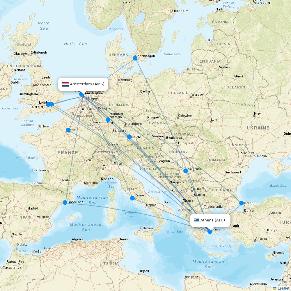 Sky Express routes 2026 – map with all flights - Flight Routes