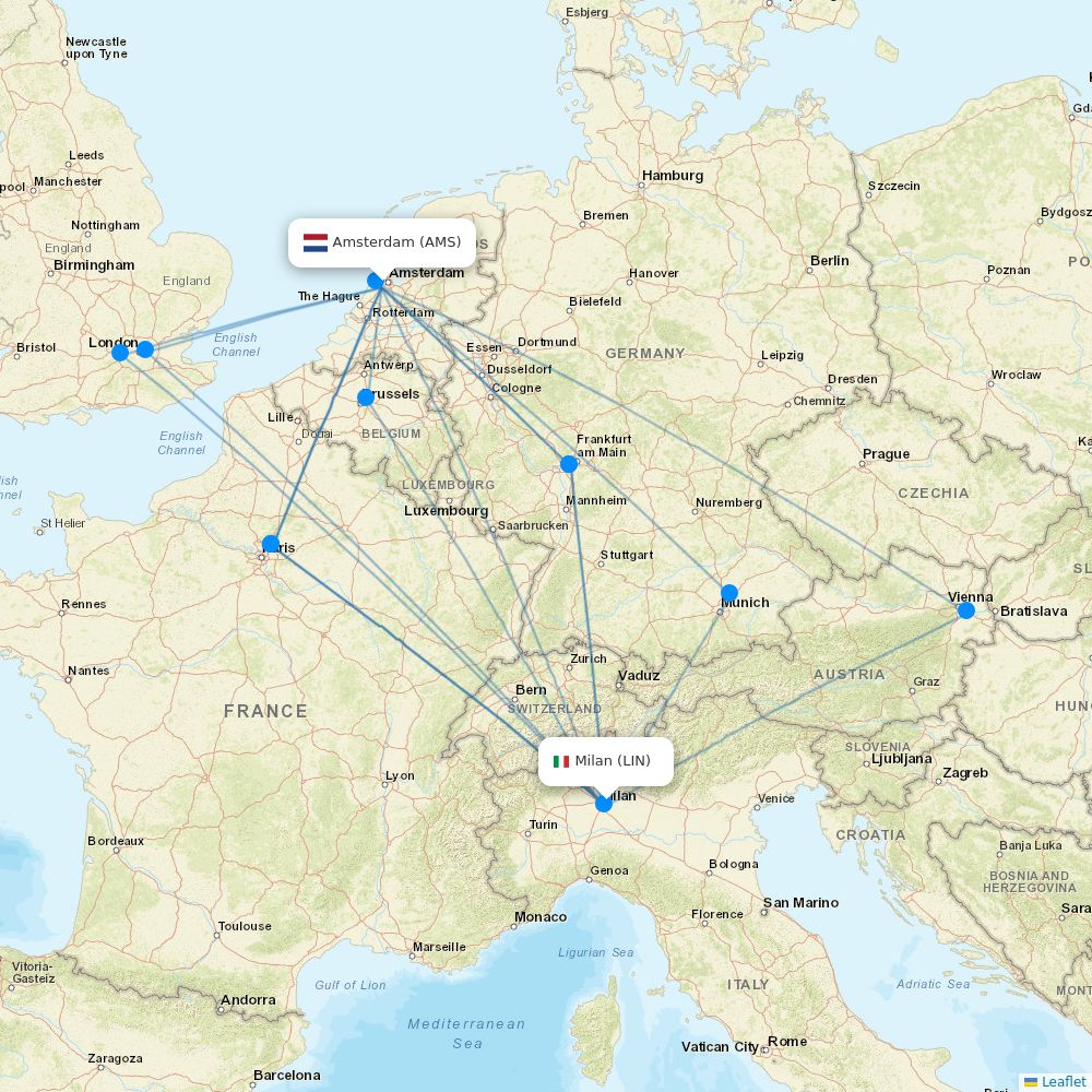 KLM routes 2025 – interactive map with all flights - Flight Routes