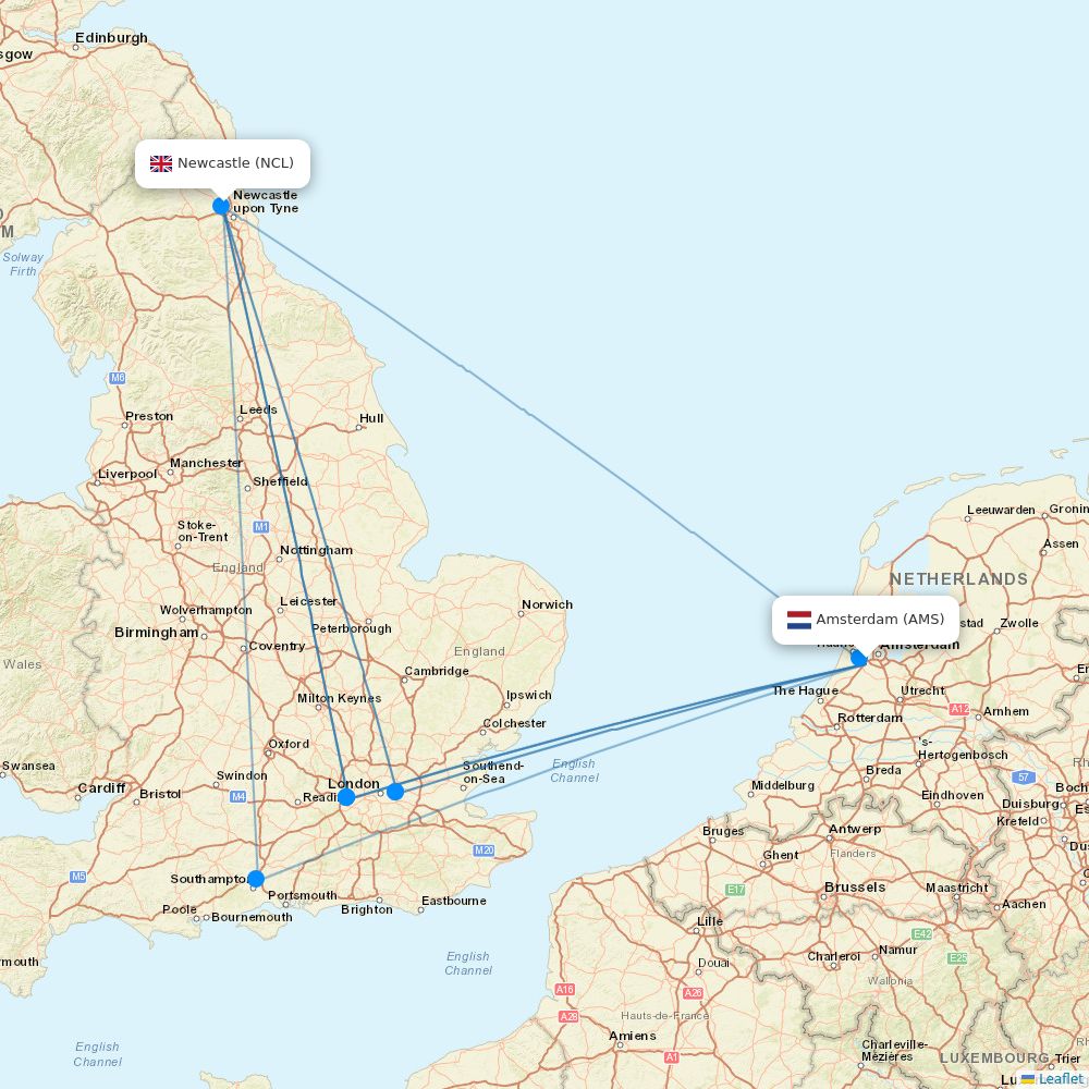 KLM routes 2025 – interactive map with all flights - Flight Routes