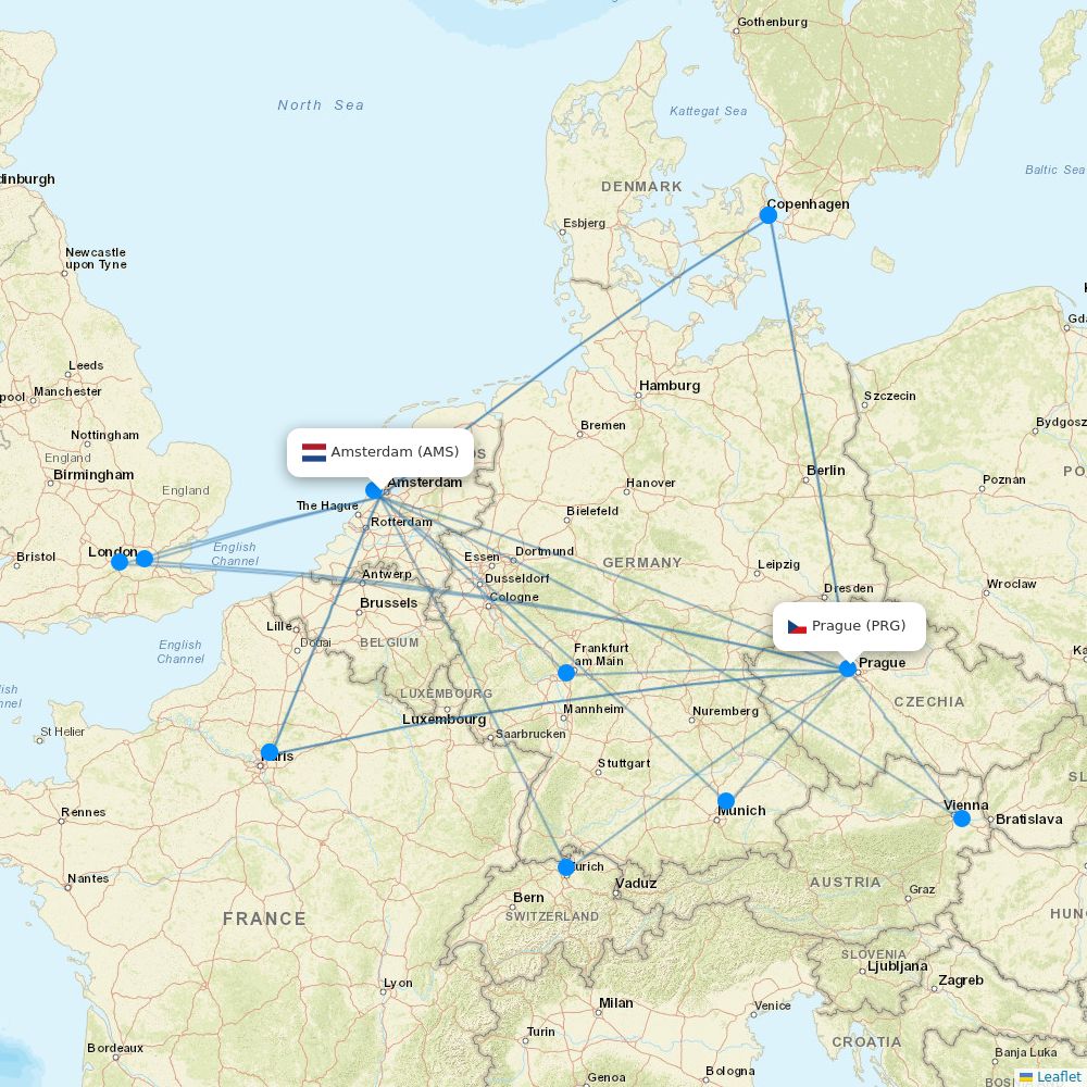 KLM routes 2025 – interactive map with all flights - Flight Routes