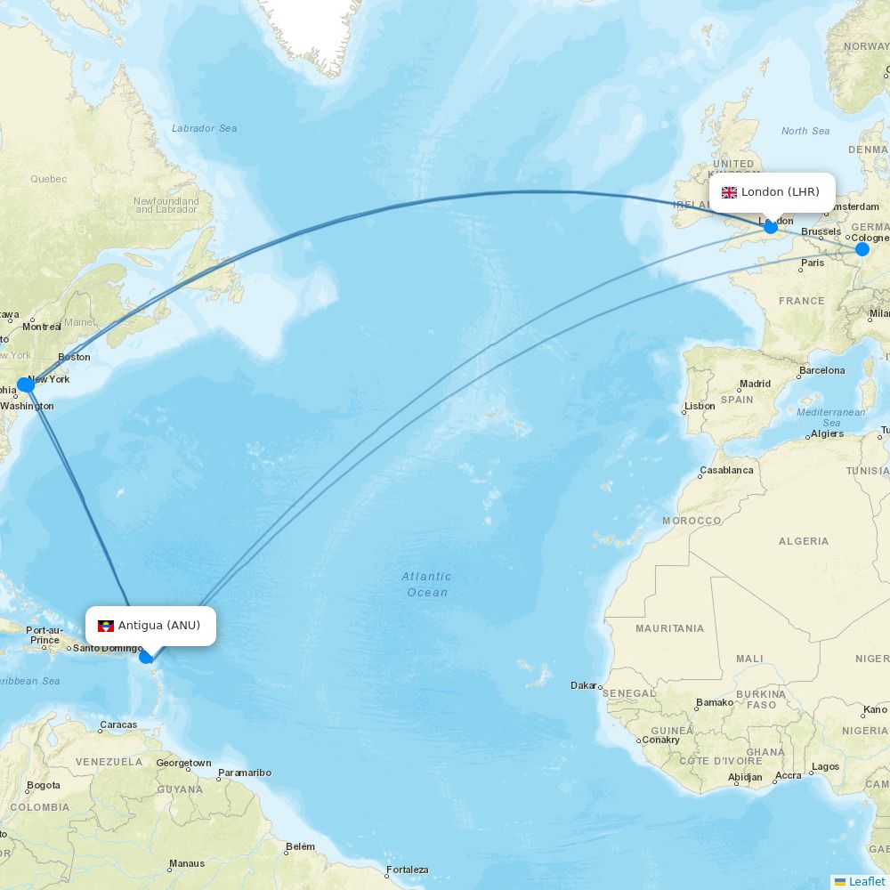 Virgin Atlantic routes 2026 – map with all flights - Flight Routes