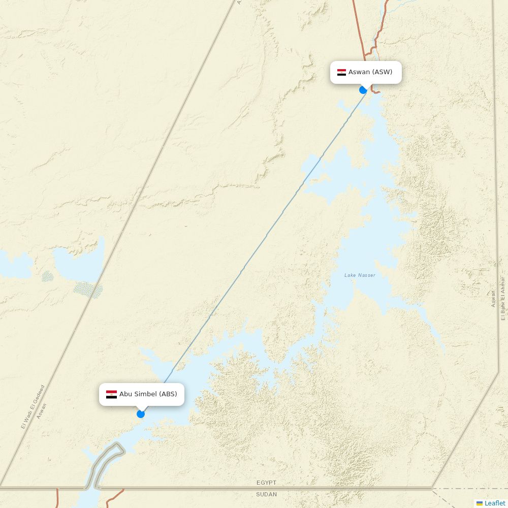 EgyptAir airline routes (MS) 2026, map - Flight Routes