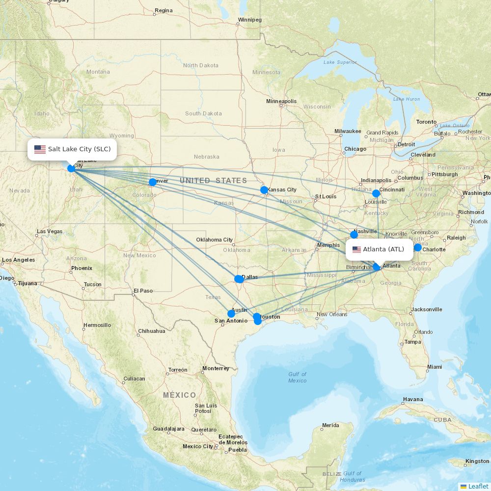 Delta Air Lines routes 2025 – map with all flights - Flight Routes