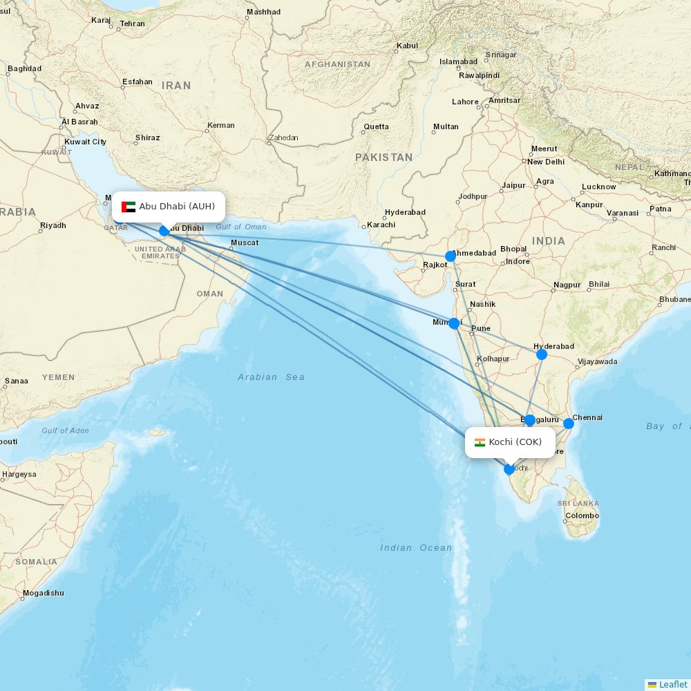 Etihad Airways routes 2025 – map with all flights - Flight Routes