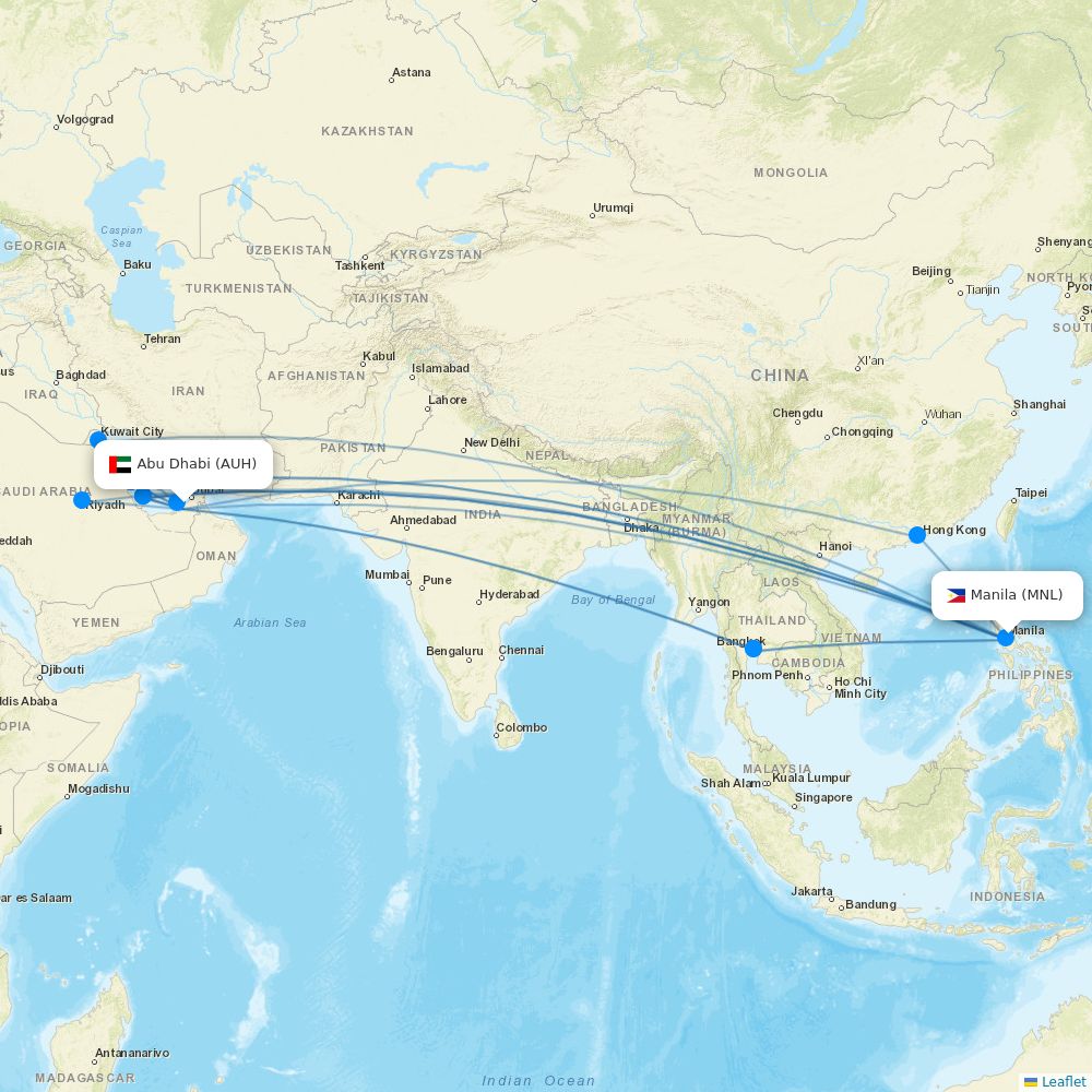 Etihad Airways routes 2026 – map with all flights - Flight Routes