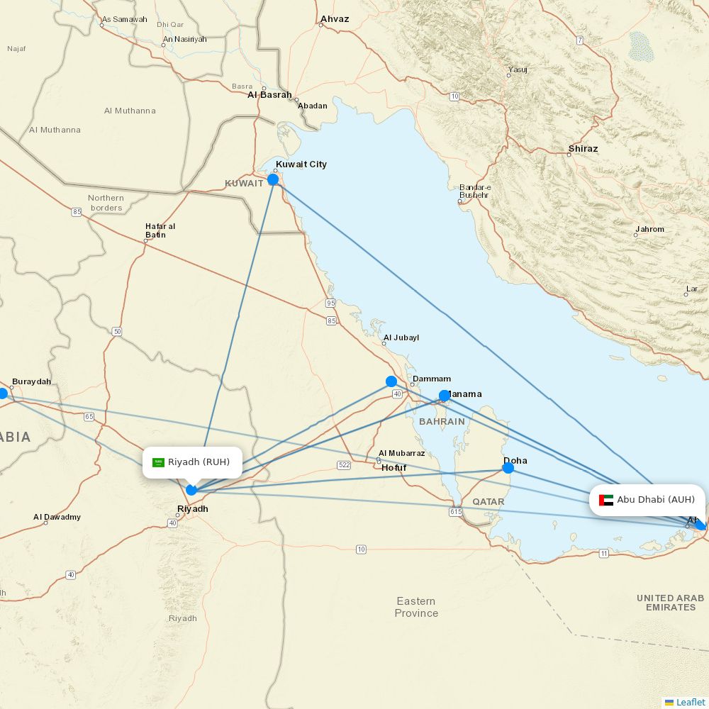 Etihad Airways routes 2025 – map with all flights - Flight Routes