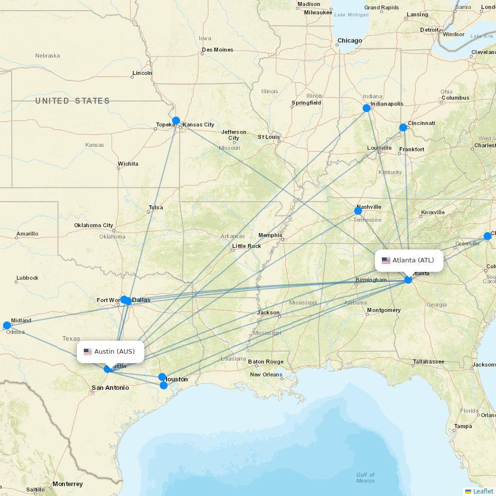 Delta Air Lines routes 2025 – map with all flights - Flight Routes