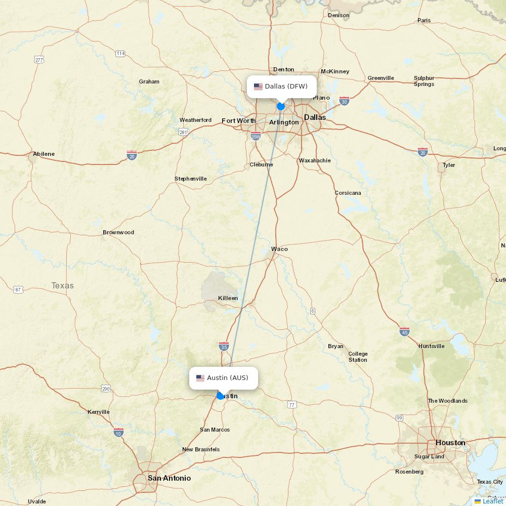 American Airlines routes 2026 – map with all flights - Flight Routes