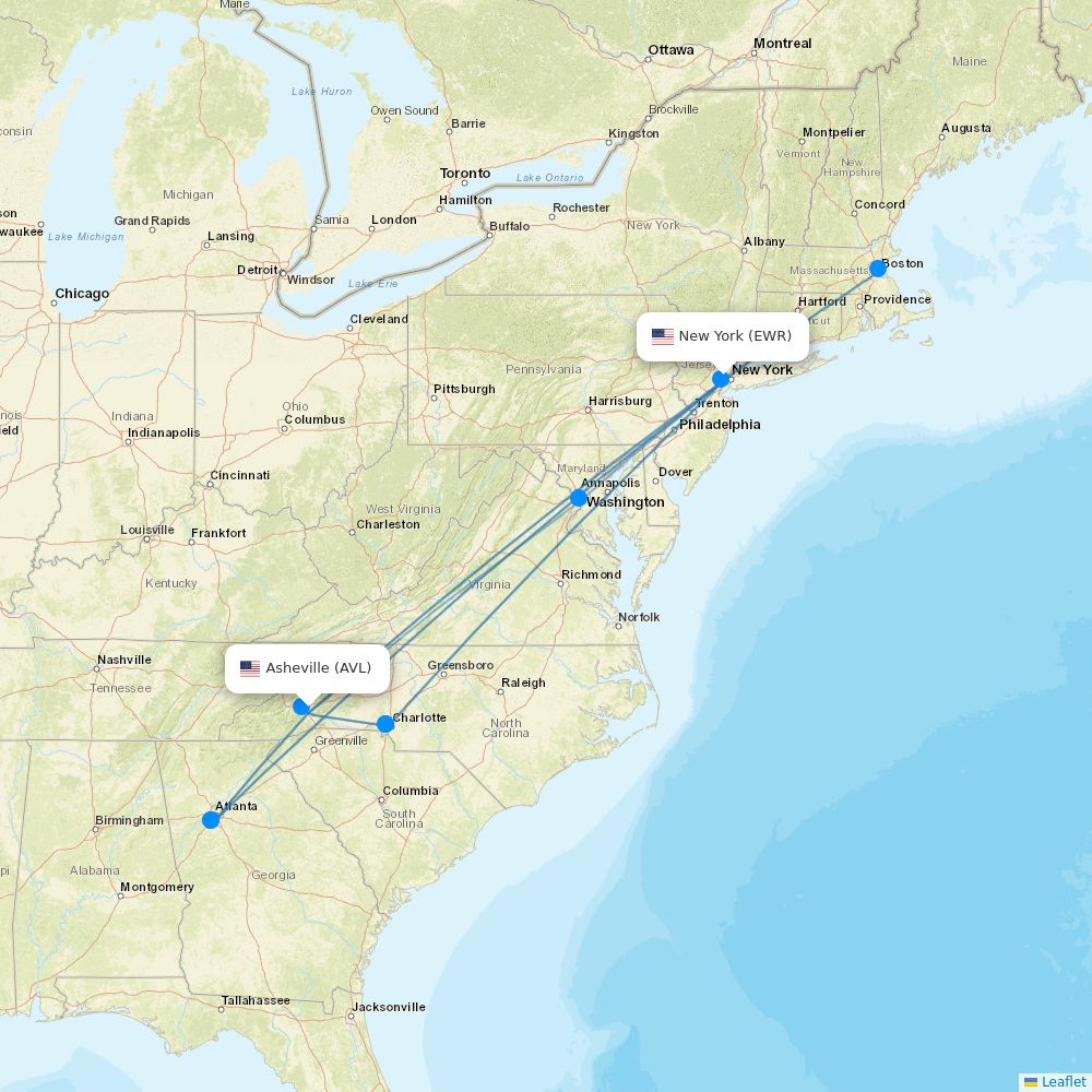 Allegiant Air routes 2025 – map with all flights - Flight Routes