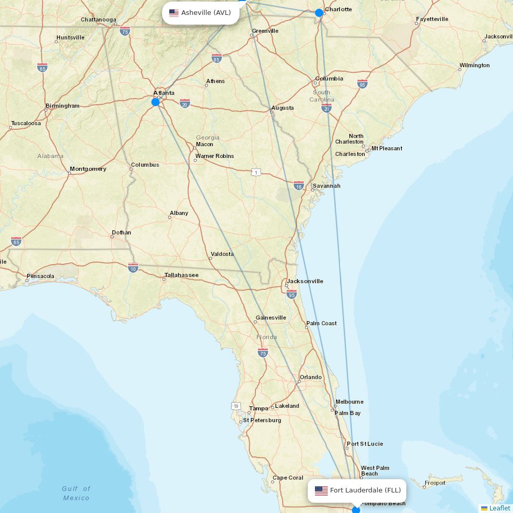Allegiant Air routes 2026 – map with all flights - Flight Routes