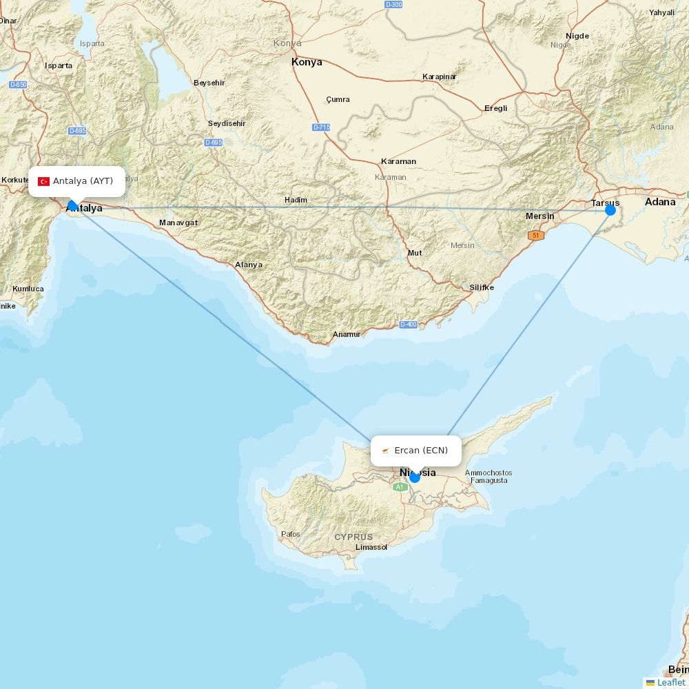 Pegasus Airlines routes 2025 – map with all flights - Flight Routes