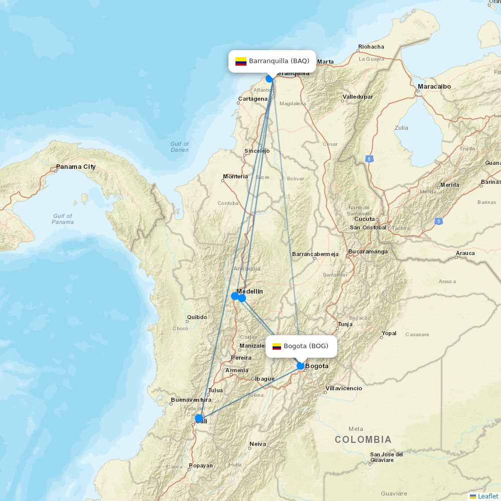 LATAM Airlines routes 2025 – map with all flights - Flight Routes