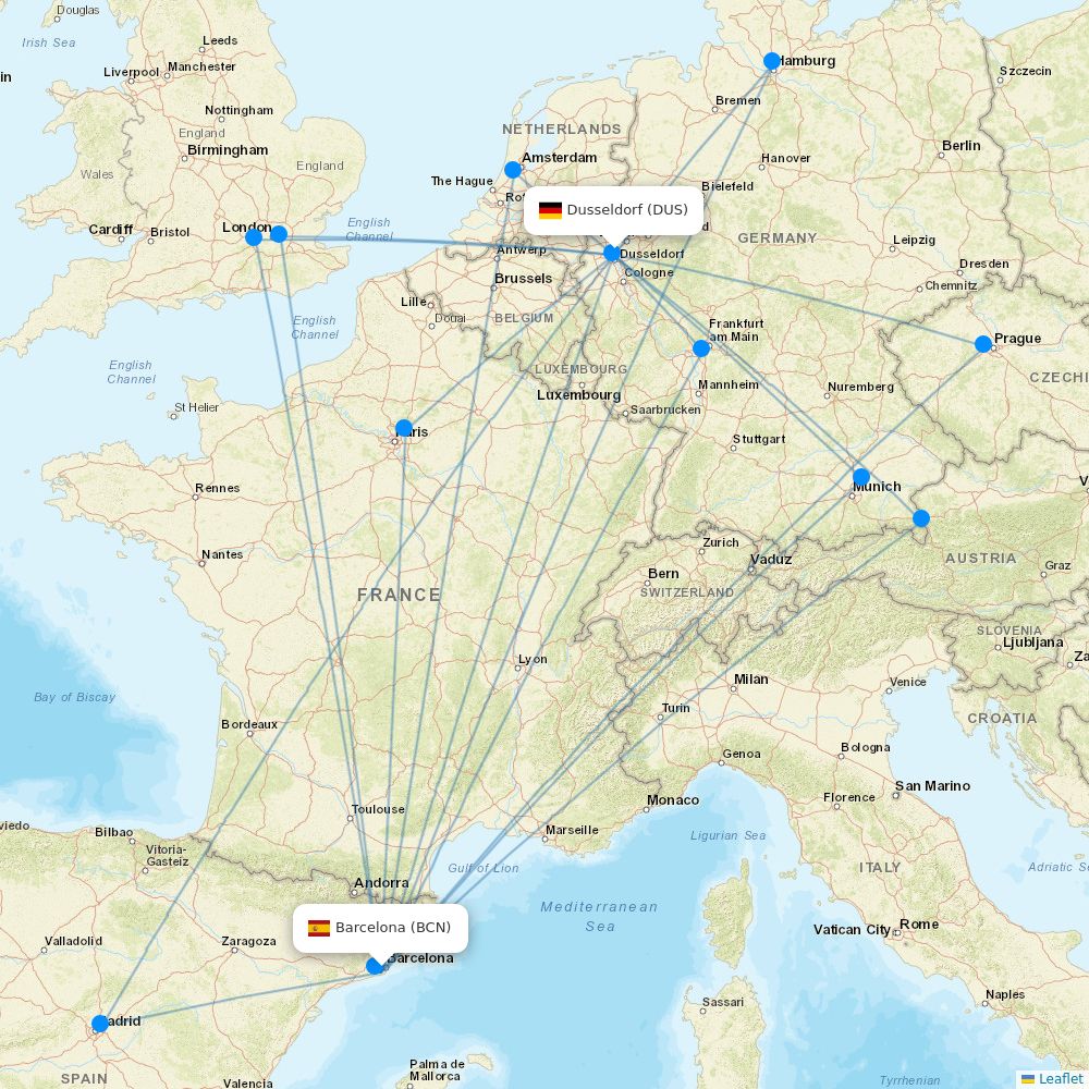 Eurowings routes 2025 – interactive map with all flights - Flight Routes