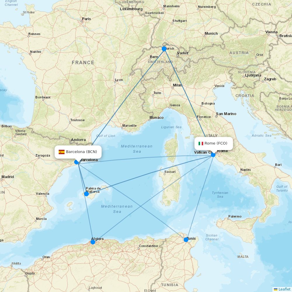 Vueling routes 2025 – interactive map with all flights - Flight Routes