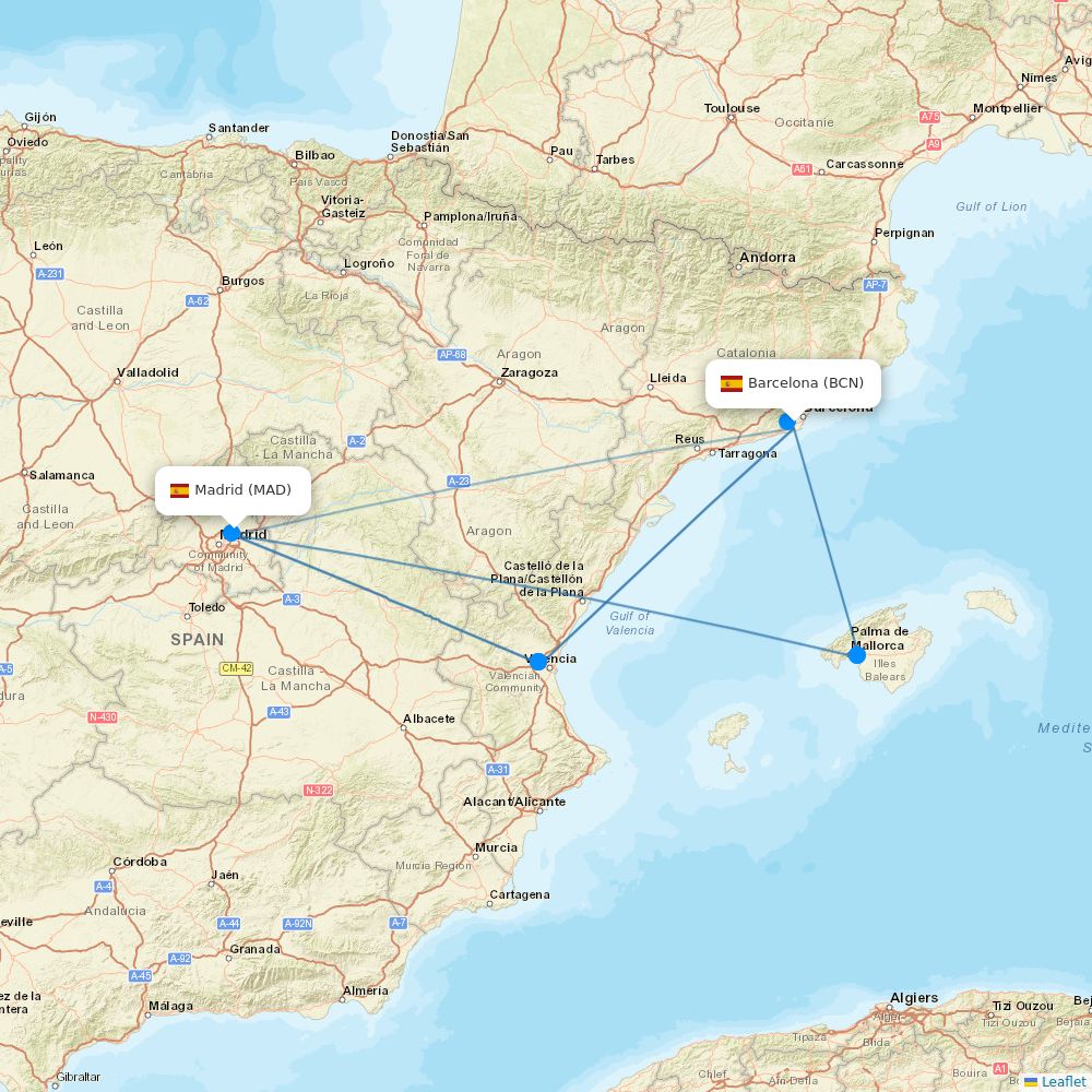 Iberia routes 2026 – interactive map with all flights - Flight Routes