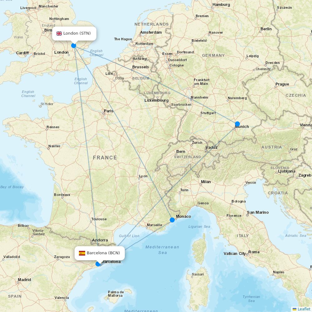 Ryanair routes 2025 – interactive map with all flights - Flight Routes
