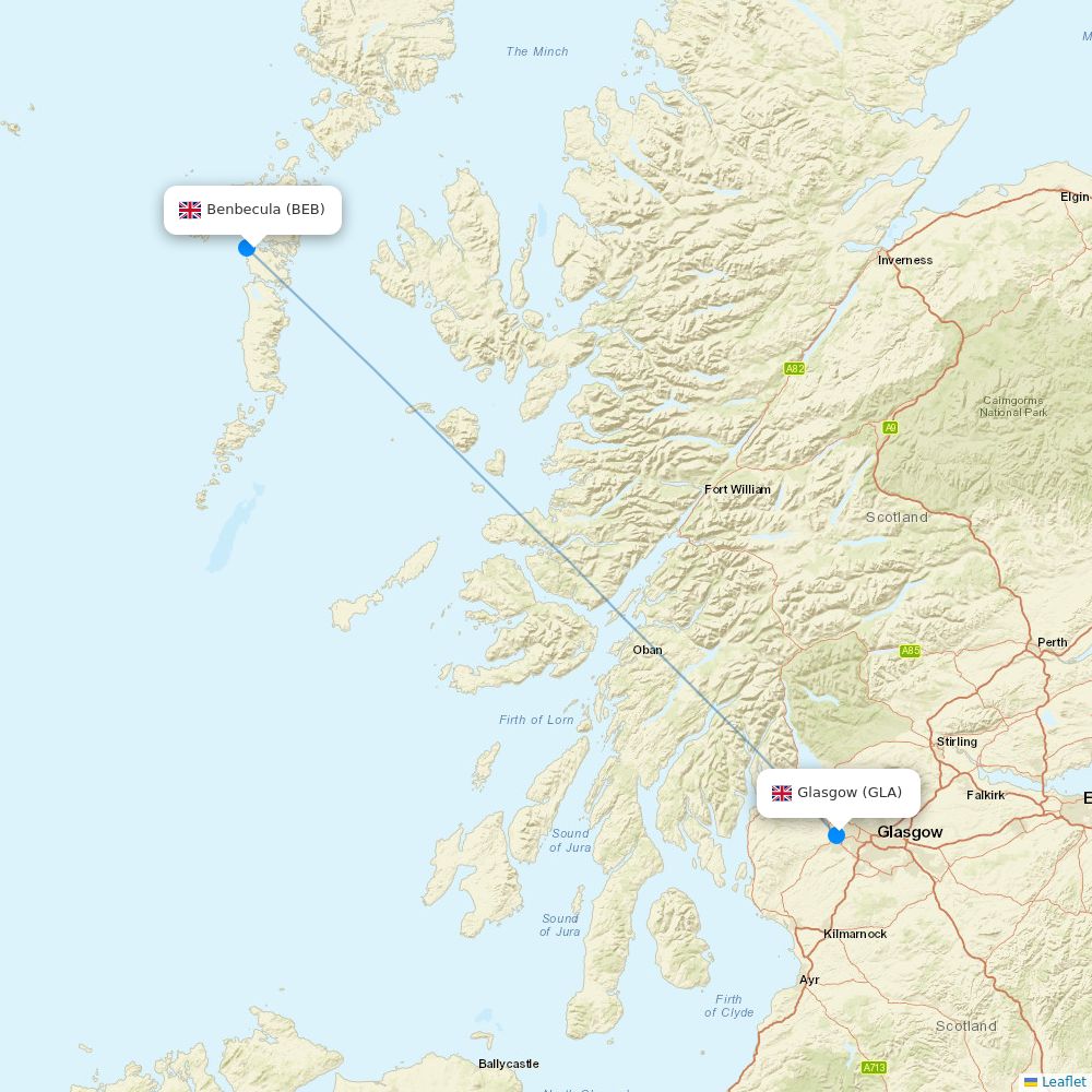 Loganair routes 2025 – interactive map with all flights - Flight Routes