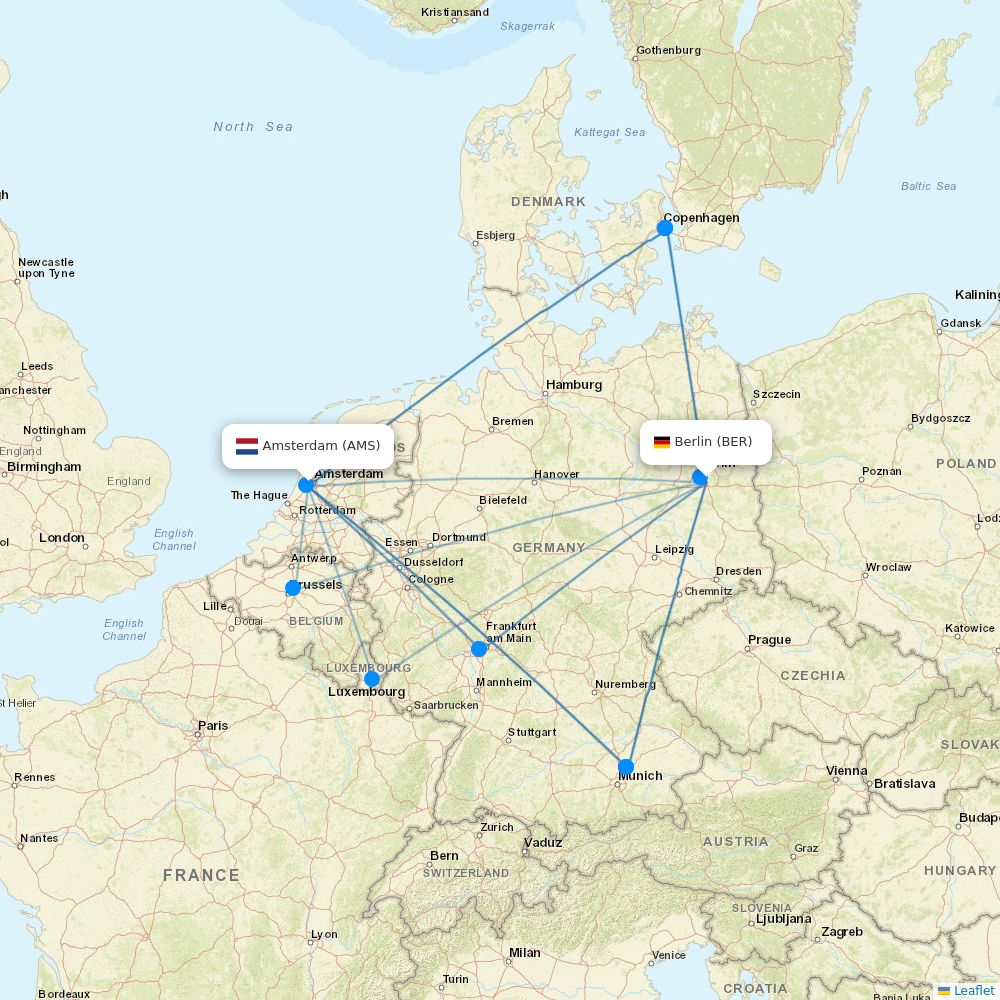 KLM routes 2025 – interactive map with all flights - Flight Routes