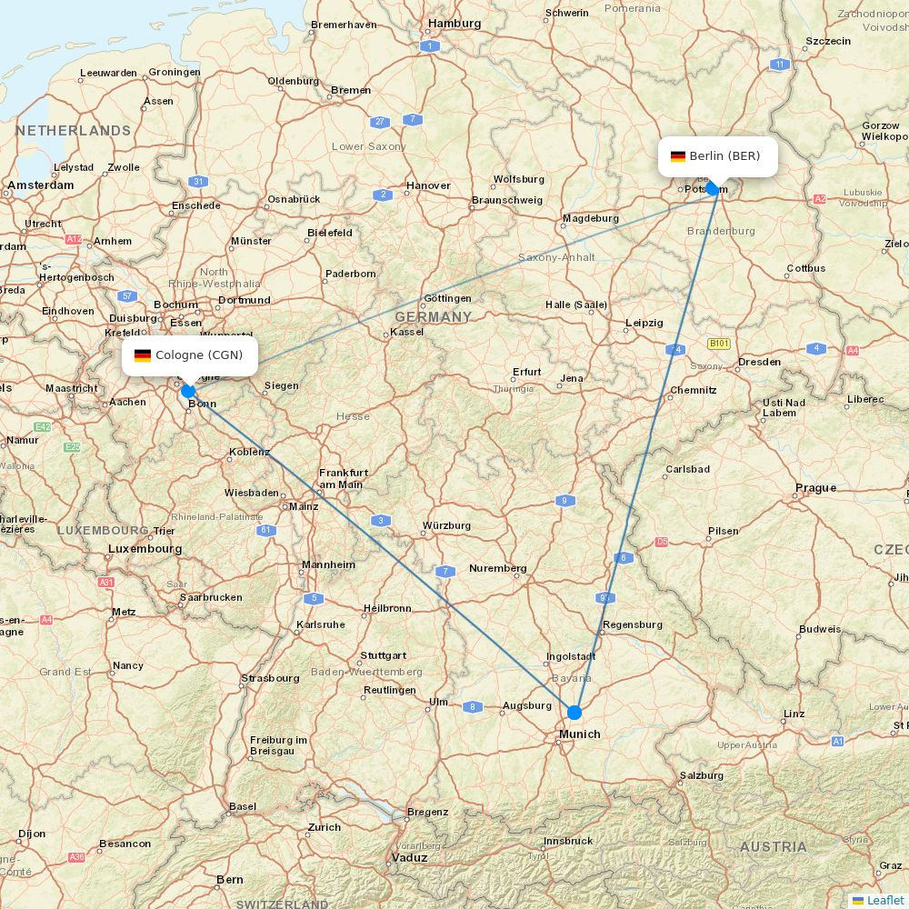 Eurowings routes 2026 – interactive map with all flights - Flight Routes