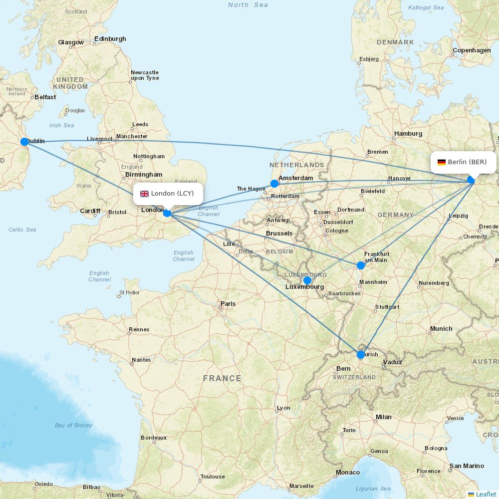 British Airways routes 2025 – map with all flights - Flight Routes