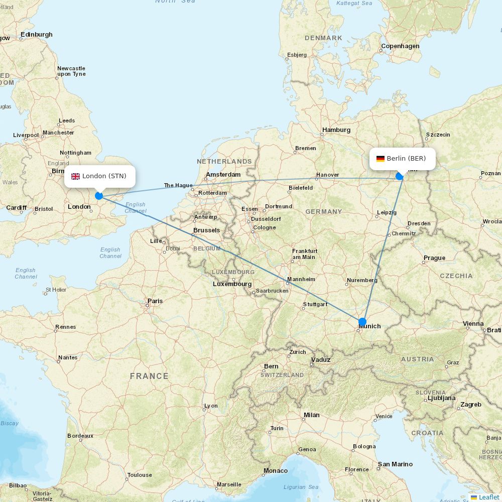 Ryanair routes 2025 – interactive map with all flights - Flight Routes