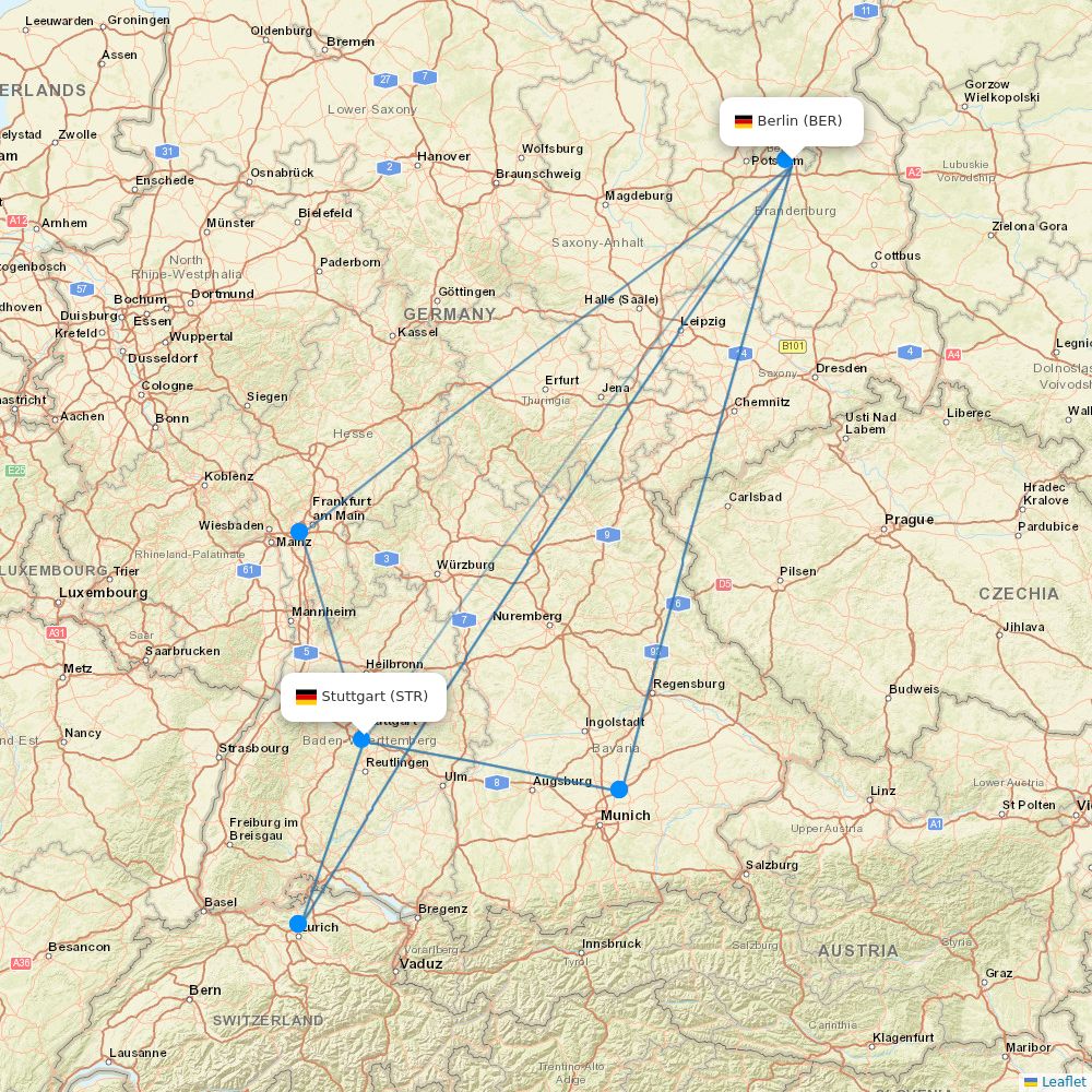 Eurowings routes 2025 – interactive map with all flights - Flight Routes