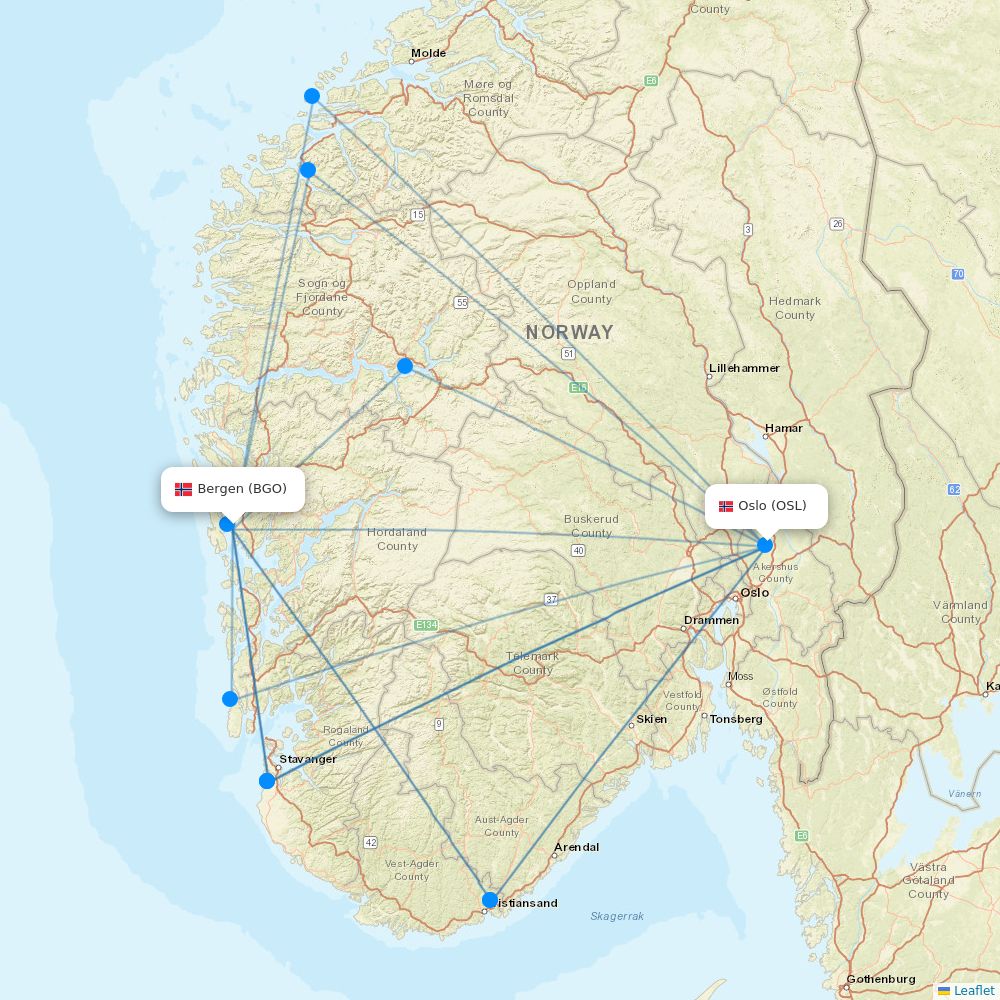 Norwegian Air Shuttle – airline info and route map - Flight Routes