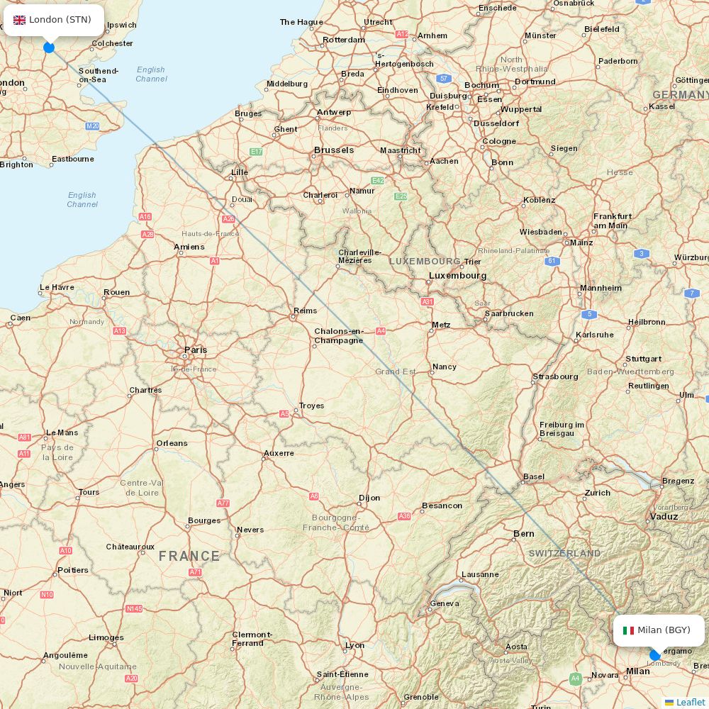 Ryanair routes 2026 – interactive map with all flights - Flight Routes