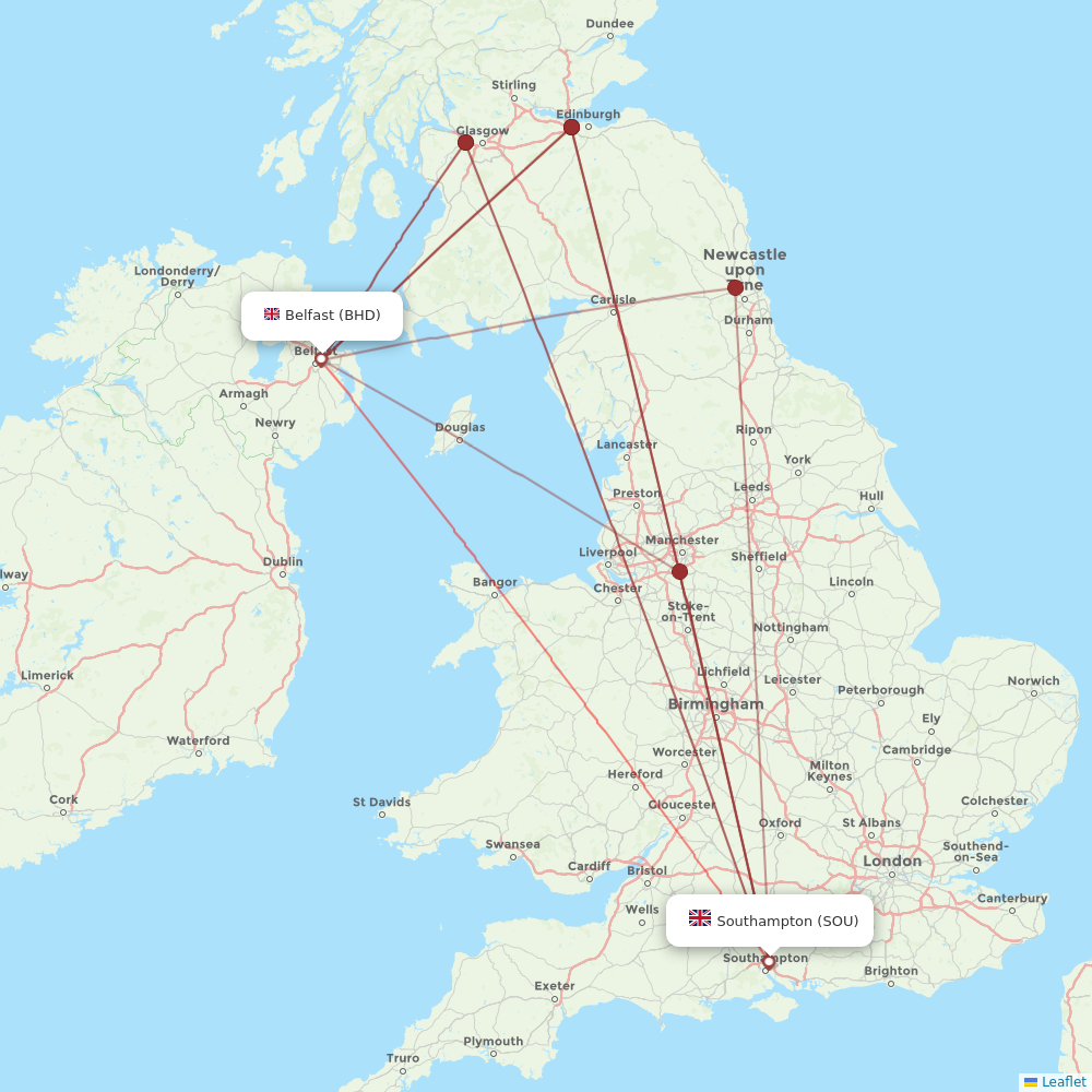 Aer Lingus routes 2025 – map with all flights - Flight Routes