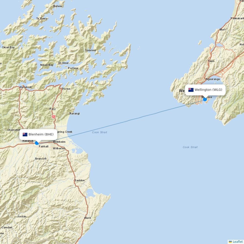 Air New Zealand routes 2025 – map with all flights - Flight Routes