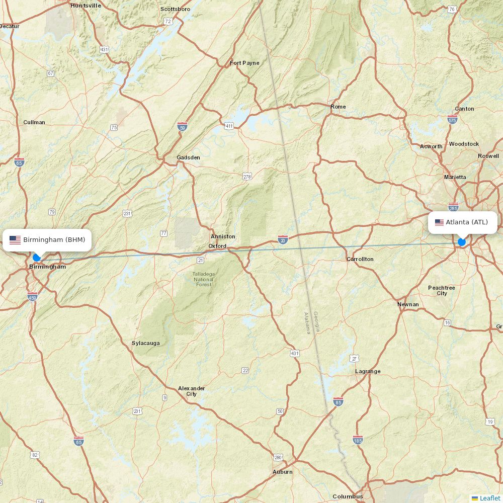 Delta Air Lines routes 2025 – map with all flights - Flight Routes