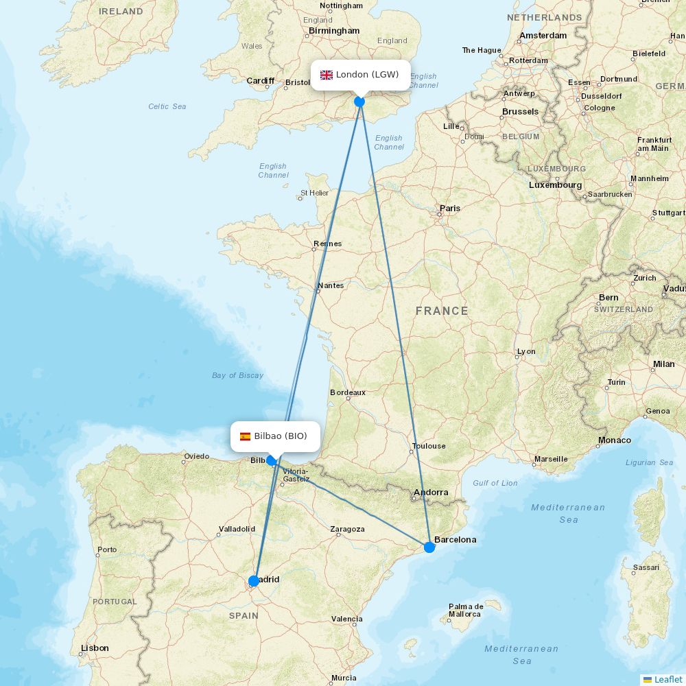 Vueling routes 2025 – interactive map with all flights - Flight Routes