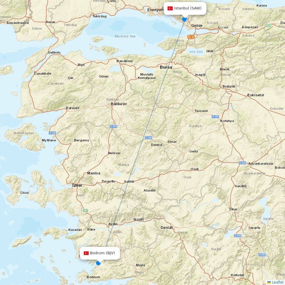 Pegasus Airlines routes 2025 – map with all flights - Flight Routes