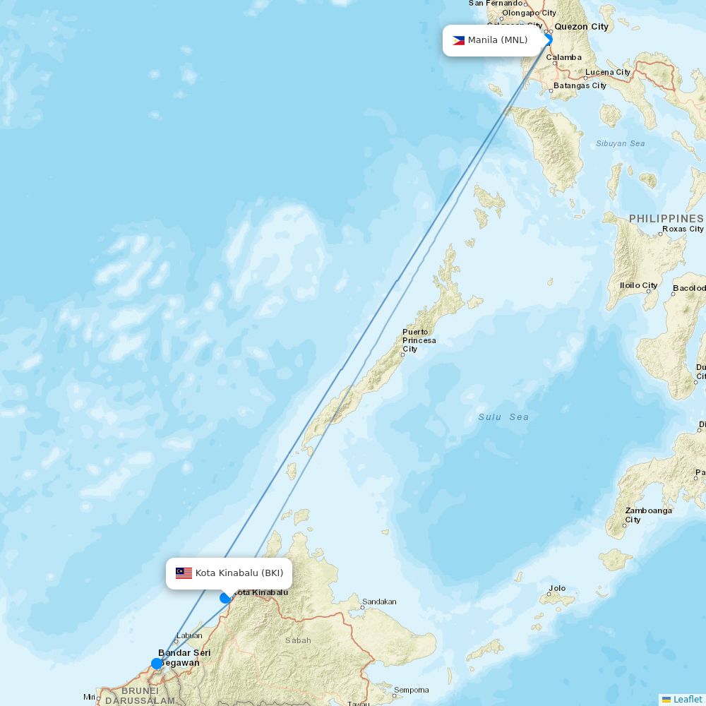 Philippines AirAsia routes 2025 – map with all flights - Flight Routes