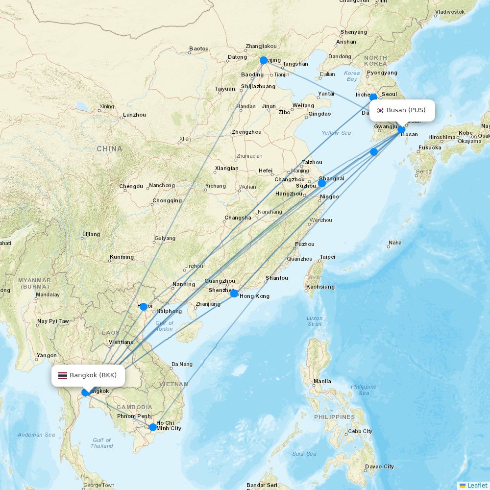 Jeju Air routes 2025 – interactive map with all flights - Flight Routes