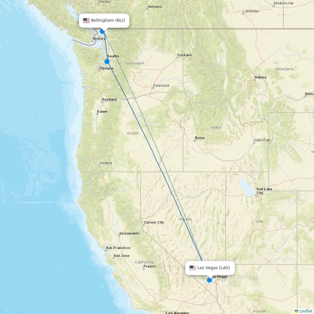 Allegiant Air routes 2026 – map with all flights - Flight Routes