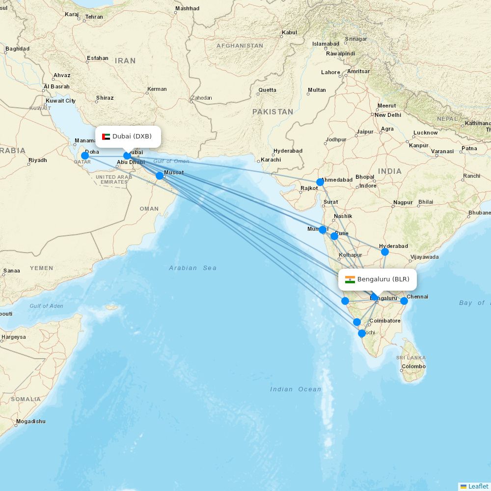 Emirates routes 2025 – interactive map with all flights - Flight Routes