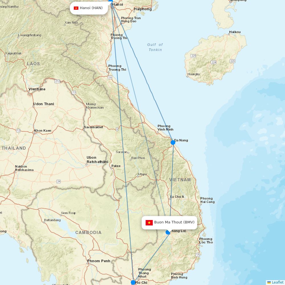 VietJet Air routes 2026 – interactive map with all flights - Flight Routes