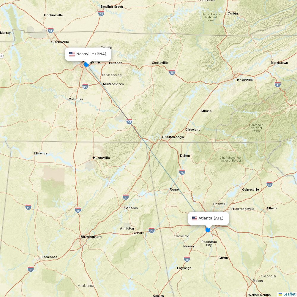 Delta Air Lines routes 2025 – map with all flights - Flight Routes