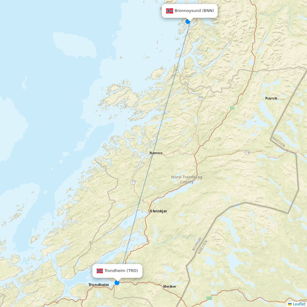 Wideroe routes 2025 – interactive map with all flights - Flight Routes