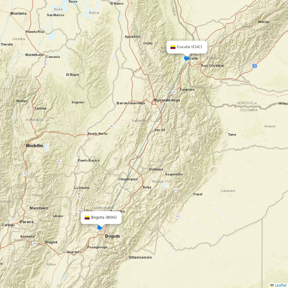Avianca routes 2025 – interactive map with all flights - Flight Routes